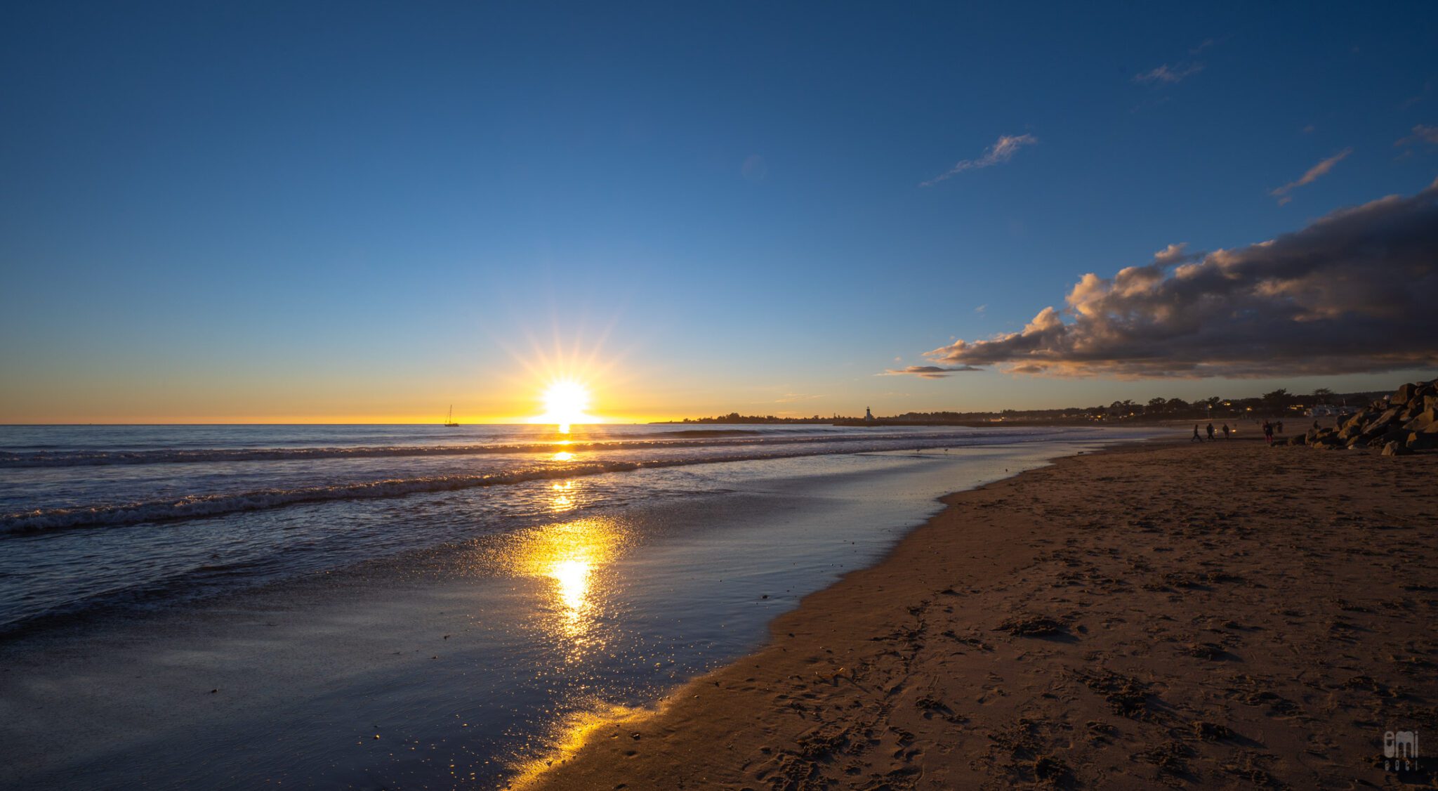 Photography - 20211230 Sunset and Egret at Santa Cruz Breakwater ...